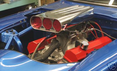 BUG CATCHER SCOOP SINGLE OR DUAL CARBY CHEV DRAG HOTROD FORD MOPAR ...